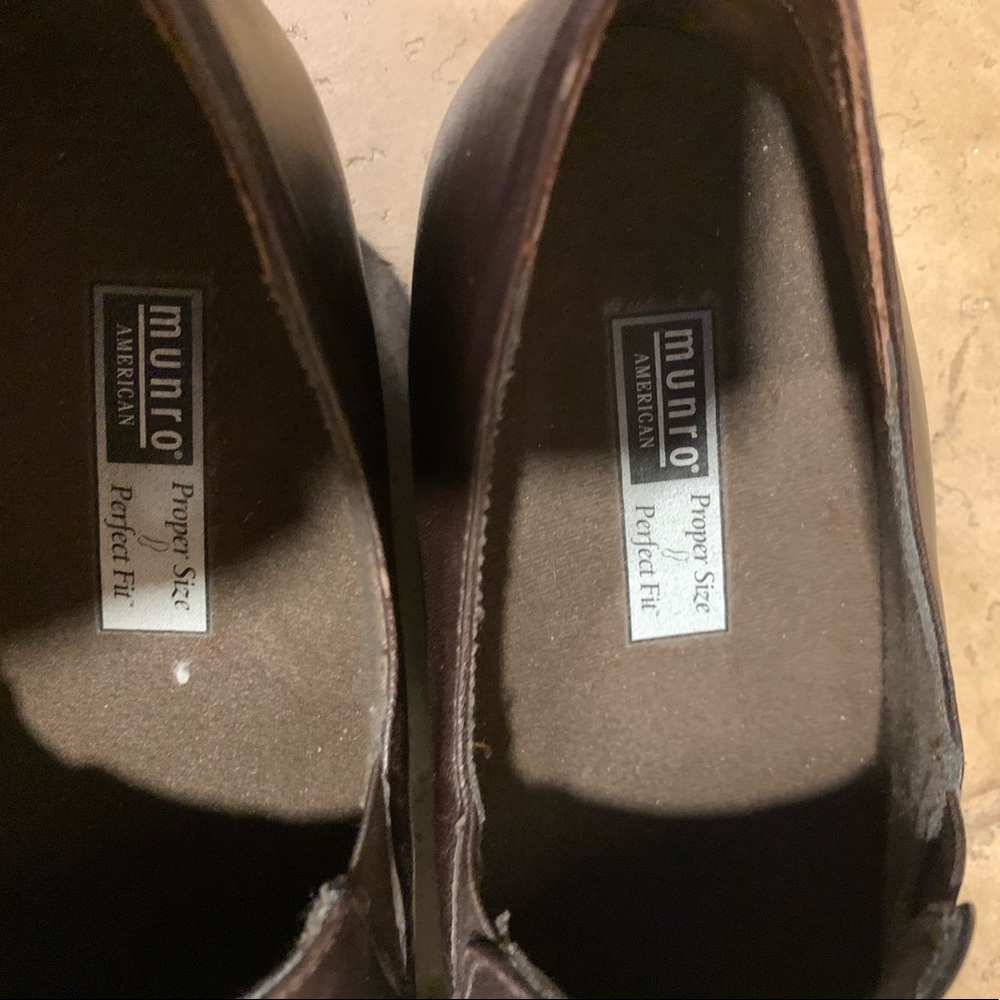 Narrow Dark Brown Leather “Wedge Walker” Loafers - Gem